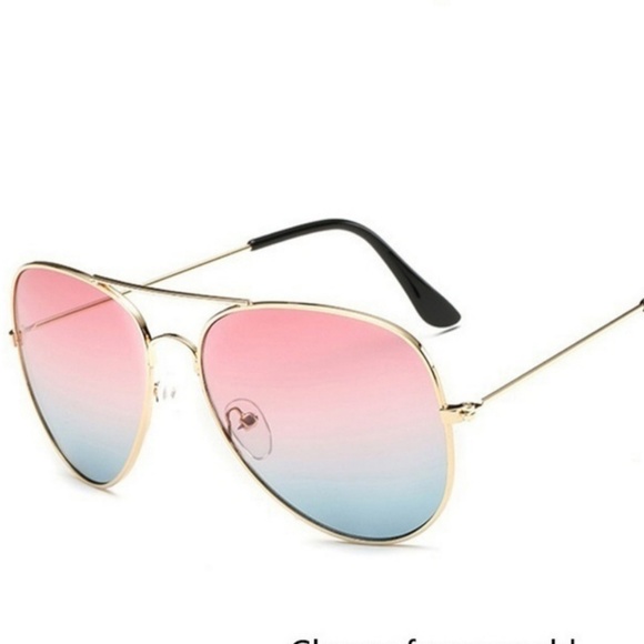 Accessories | Pink And Blue Aviators | Poshmark